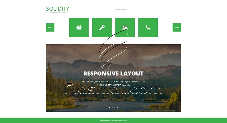 Solidity - Free HTML5 & CSS Template - Flashiat