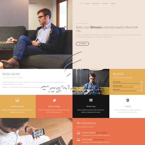 Stimulus - Free HTML5 & CSS Template - Flashiat